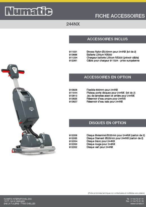 244NX Autolaveuse compacte