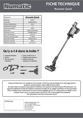 Numatic Quick - Numatic International