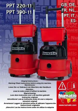 Aspitrolley poussières PPT220 - Numatic